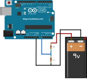 DC Voltage Measurement using Arduino | Circuits4you.com