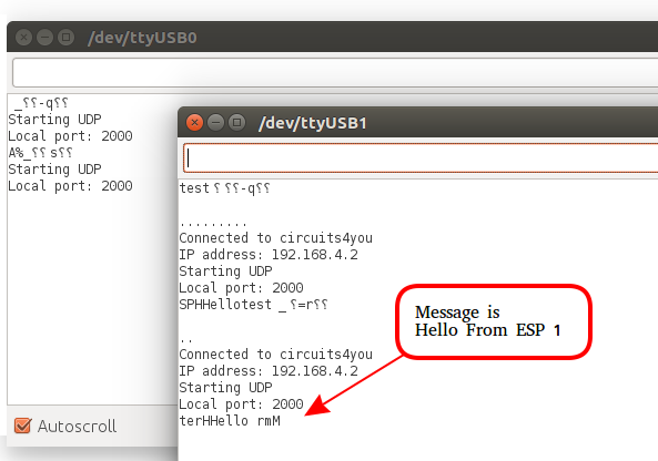 ESP to ESP Communication | Circuits4you.com