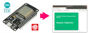 Web server on ESP32: How to update and display sensor values ...